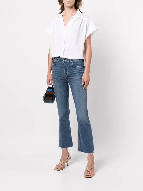 Citizens Of Humanity Raw-cut Hem Denim Jeans