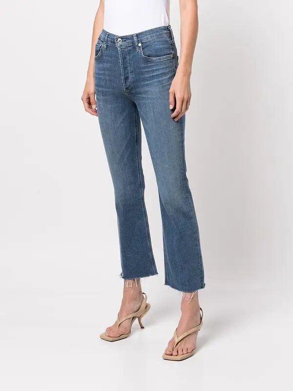 Citizens Of Humanity Raw-cut Hem Denim Jeans