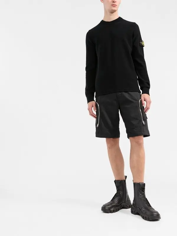 Stone Island Compass-patch Crewneck Jumper