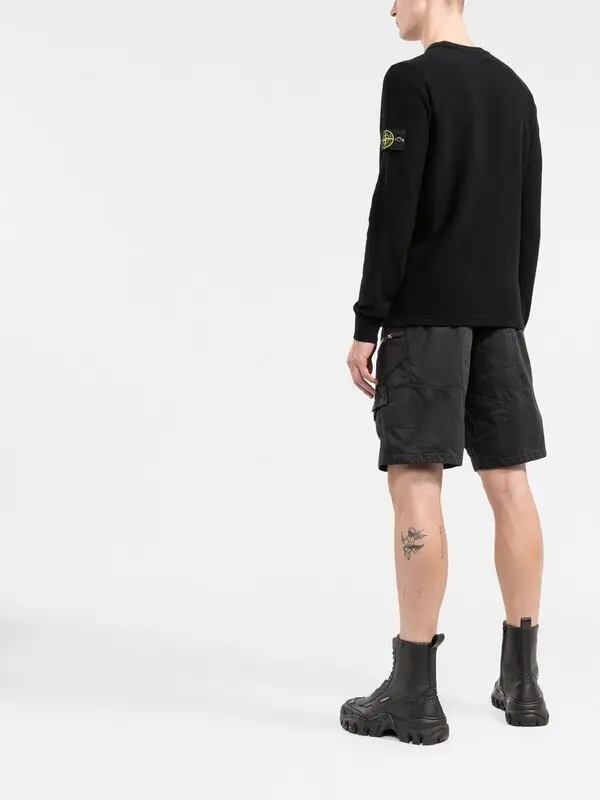 Stone Island Compass-patch Crewneck Jumper
