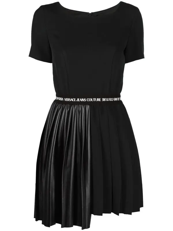 Versace Pleated T-shirt Dress