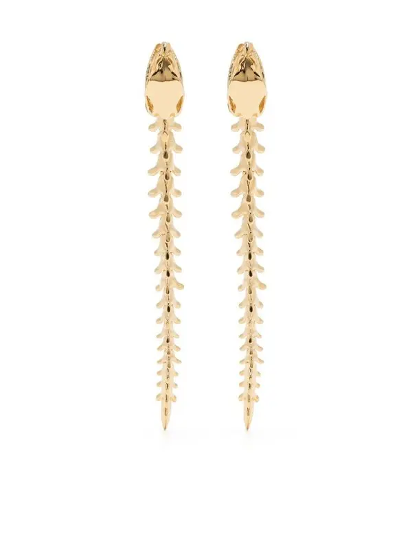 SHAUN LEANE Serpent Trace Drop Earrings