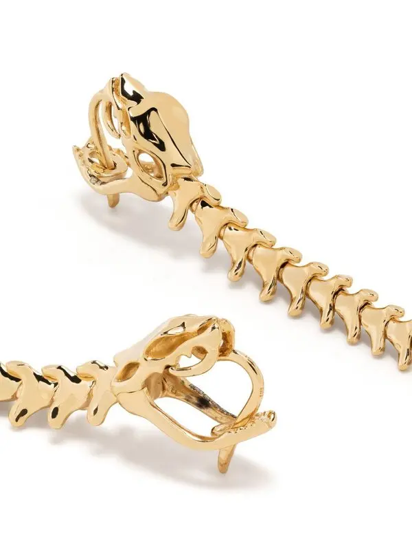 SHAUN LEANE Serpent Trace Drop Earrings