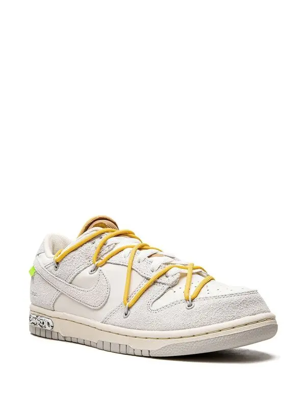 Nike X Off White Dunk Low Lot 39 Sneakers - Neutrals