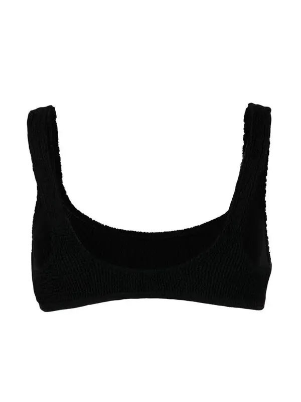 Bond Eye Scout Crinkled Bikini Top - Black