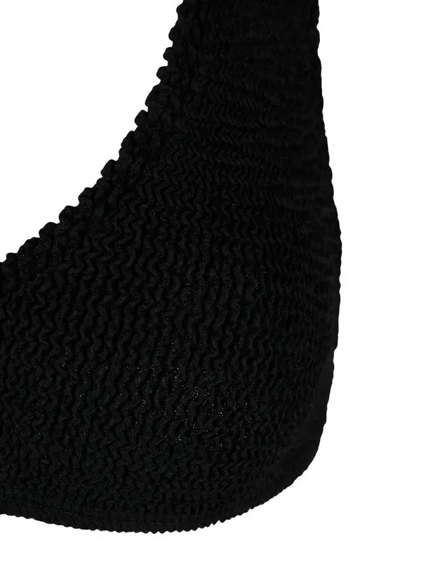 Bond Eye Scout Crinkled Bikini Top - Black
