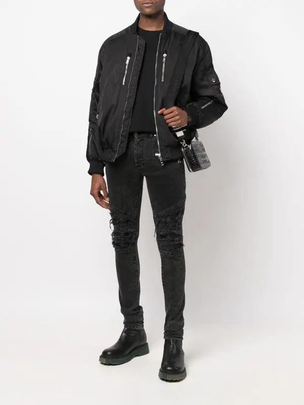 Balmain Raw-cut Skinny Jeans