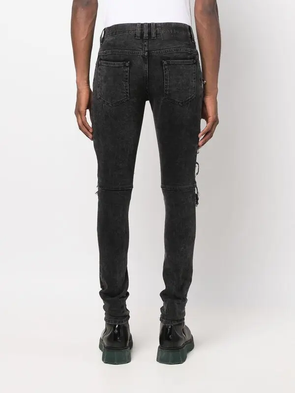 Balmain Raw-cut Skinny Jeans
