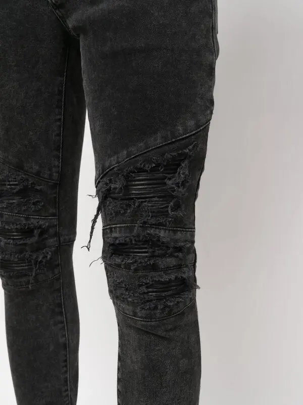 Balmain Raw-cut Skinny Jeans