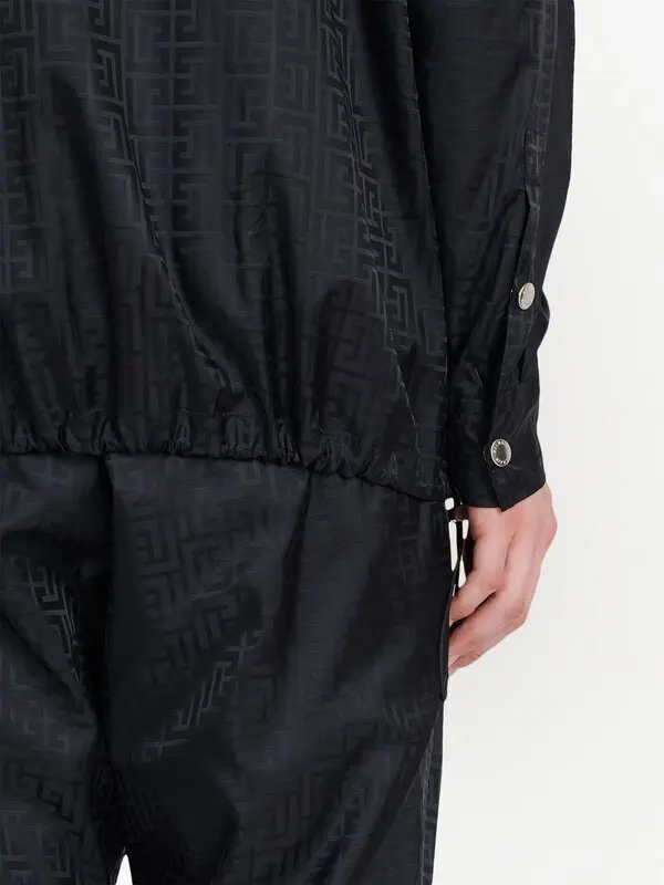 Balmain Monogram Button-up Over Shirt