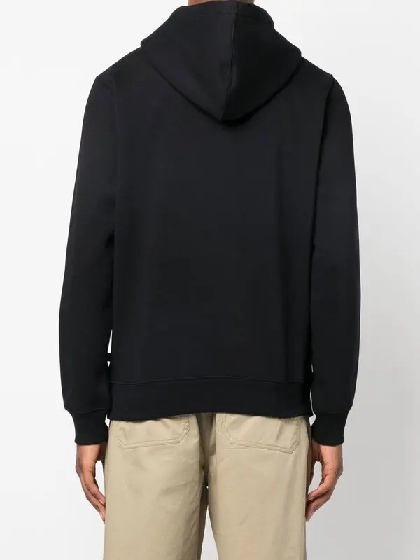 Dickies Logo-patch Long-sleeve Hoodie - Black
