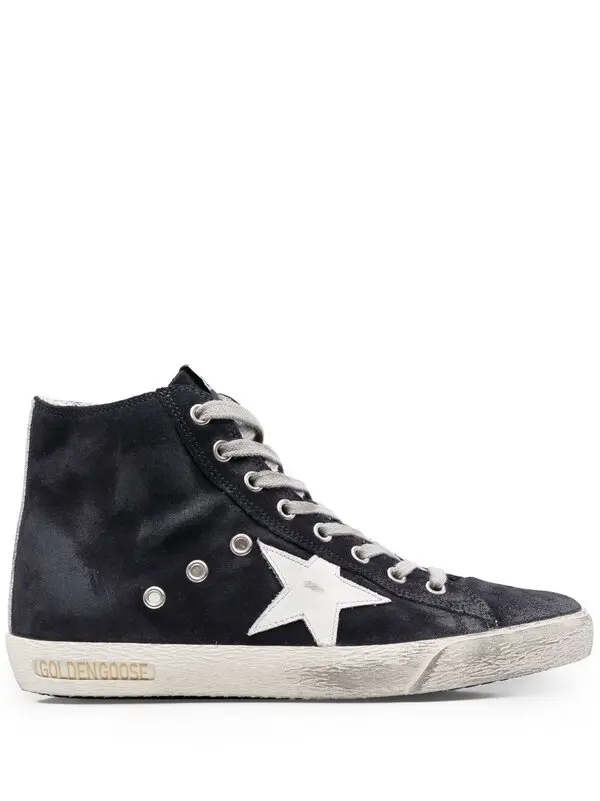 GOLDEN GOOSE DELUXE BRAND Francy High-top Sneakers - Blue