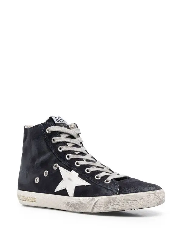 GOLDEN GOOSE DELUXE BRAND Francy High-top Sneakers - Blue