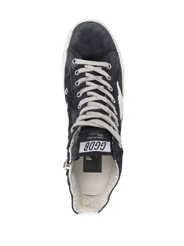 GOLDEN GOOSE DELUXE BRAND Francy High-top Sneakers - Blue