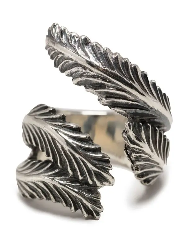 Yohji Yamamoto Feather Ring - Silver | Editorialist