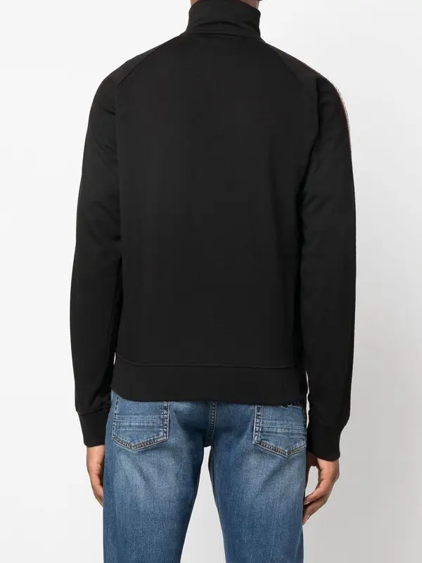 Dsquared2 Embroidered-logo Zip-up Sweatshirt - Black