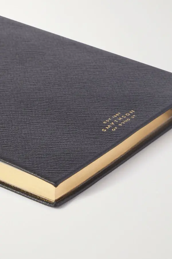 Smythson Soho Textured-leather Diary