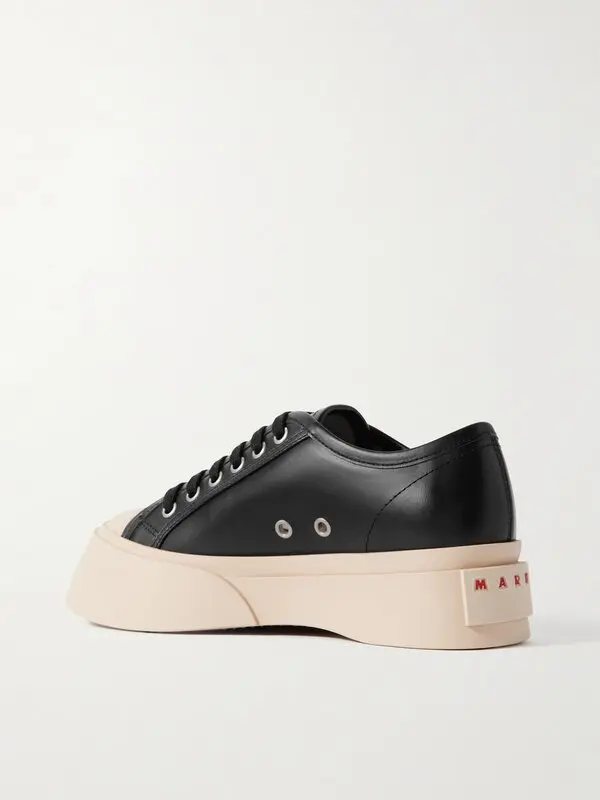 Marni Pablo Leather Platform Sneakers