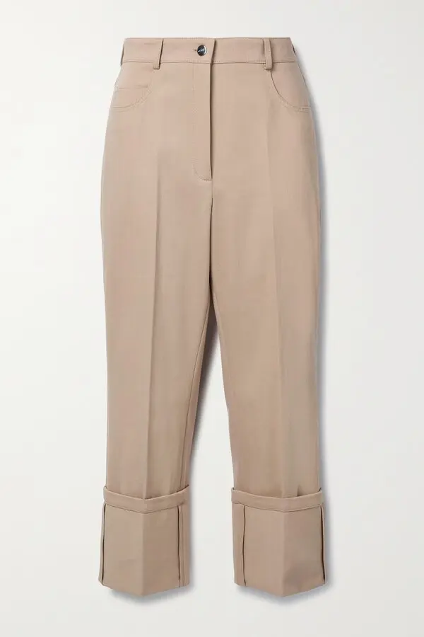 Akris Floyd Cropped Cotton-blend Twill Pants