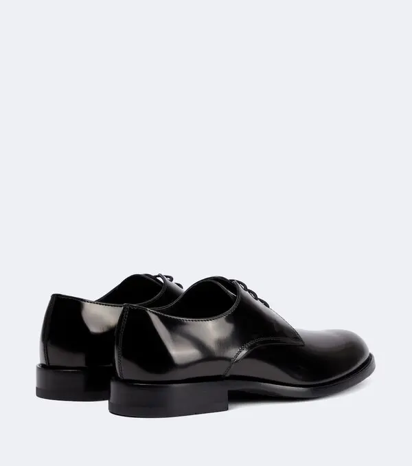 TOD'S Patent Leather Derby Shoes - Black