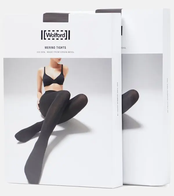 Wolford Set Of 2 Merino Tights - Black