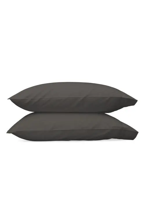 MATOUK Nocturne Set Of 2 Pillowcases - Charcoal