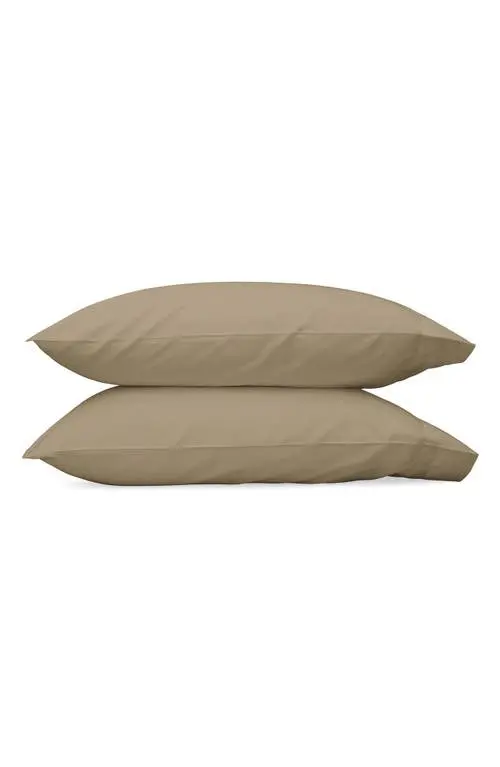 MATOUK Nocturne Set Of 2 Pillowcases - Khaki