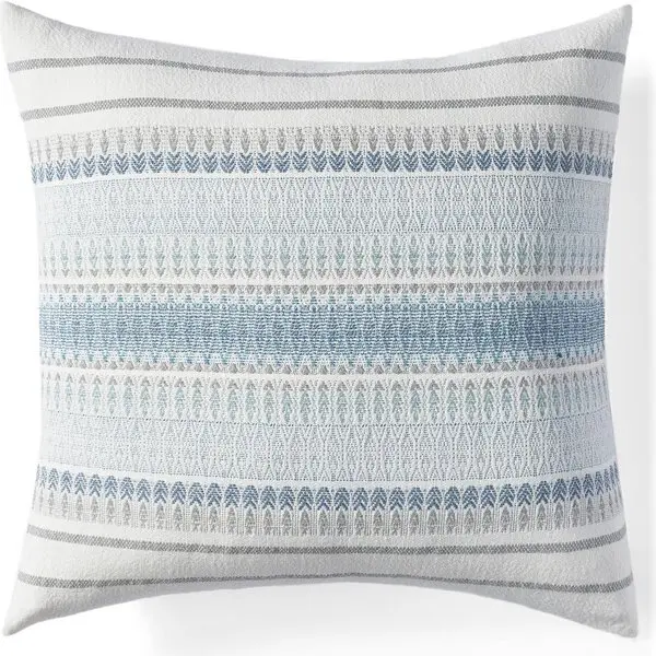 COYUCHI Coast Organic Cotton Pillow Cover - Marine