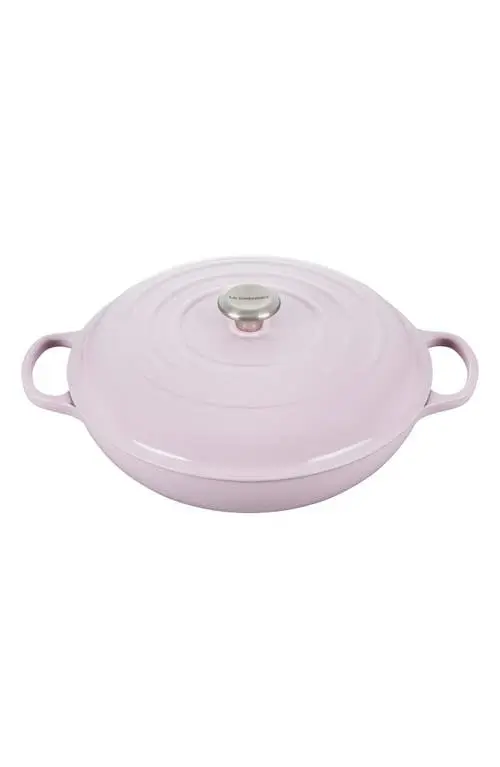 LE CREUSET Signature 3.5-quart Enameled Cast Iron Braiser - Shallot