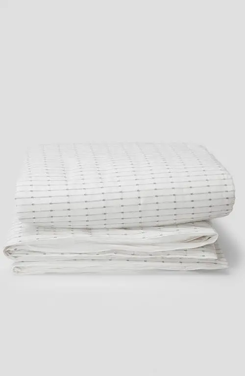 CASPER Soft Grid Duvet Cover