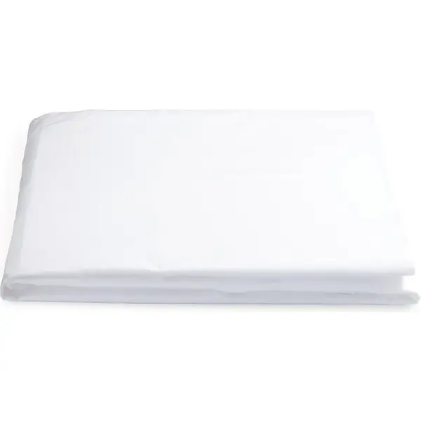 MATOUK Lowell 600 Thread Count Fitted Sheet - White