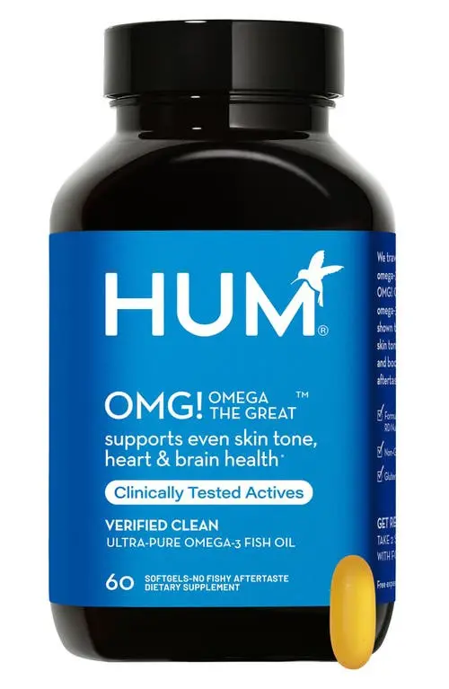 HUM Omg! Omega The Great Fish Oil Supplement - No Color