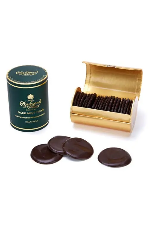 CHARBONNEL ET WALKER Flavored Chocolate Thins - Dark/ Mint