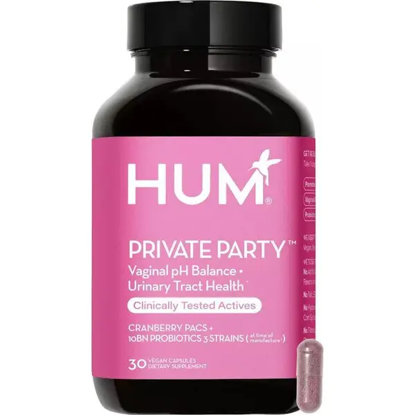 HUM Private Party™ Probiotic For Vaginal Health + Urinary Tract Health Supplement - No Color