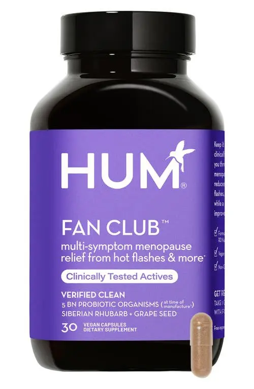 HUM Fan Club™ Multi-symptom Relief For Perimenopause + Menopause Supplement - No Color