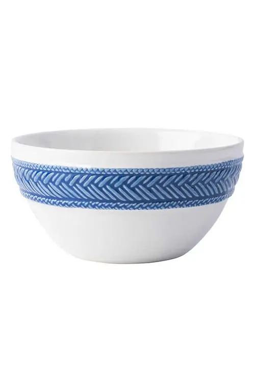 JULISKA Le Panier Cereal Bowl - Whitewash/ Delft Blue