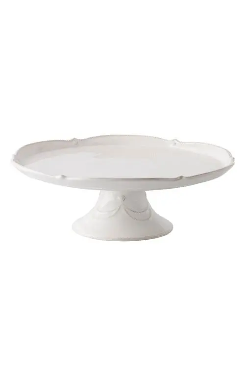 JULISKA Berry & Thread Ceramic Cake Stand - Whitewash