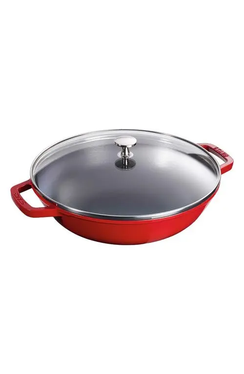 STAUB 4.5-quart Enameled Cast Iron Perfect Pan - Cherry
