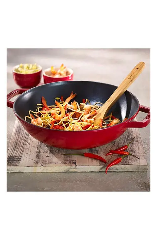 STAUB 4.5-quart Enameled Cast Iron Perfect Pan - Cherry