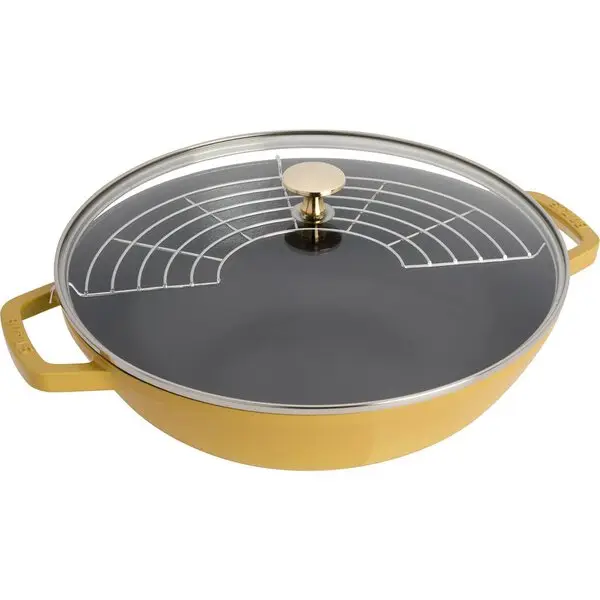 STAUB 4.5-quart Enameled Cast Iron Perfect Pan - Citron