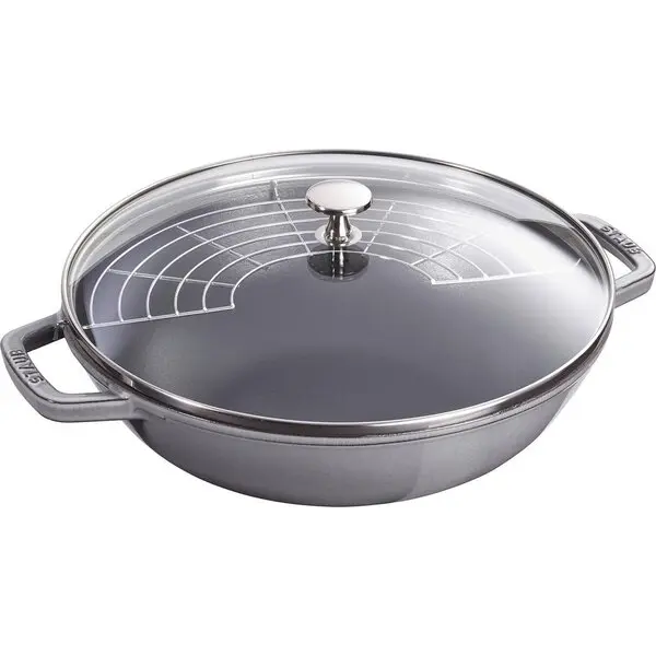 STAUB 4.5-quart Enameled Cast Iron Perfect Pan - Graphite