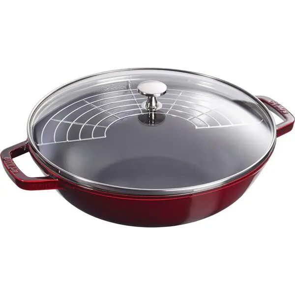 STAUB 4.5-quart Enameled Cast Iron Perfect Pan - Grenadine