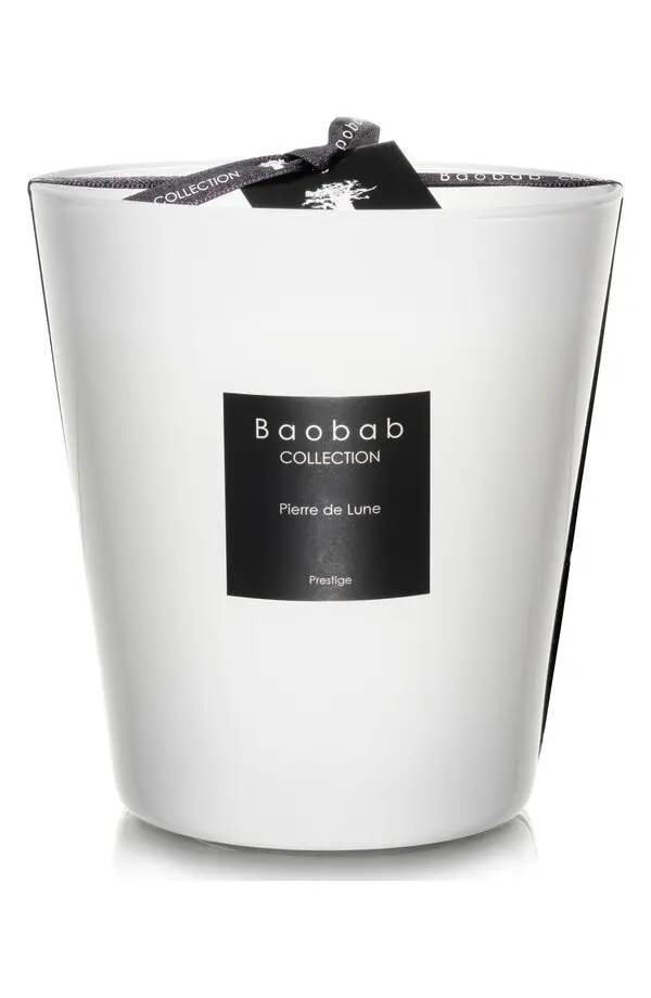 BAOBAB COLLECTION Les Prestigieuses Pierre De Lune Candle - White-medium