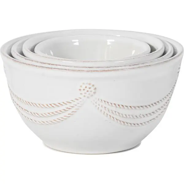JULISKA Berry And Thread' Nesting Prep Bowls - Whitewash