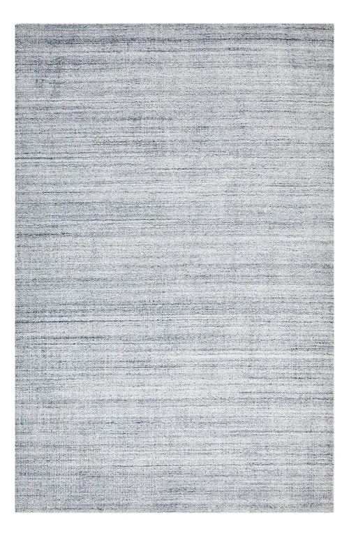 SOLO RUGS Cooper Modern Handmade Wool Blend Area Rug - Gray