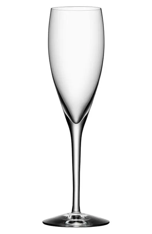 ORREFORS More Set Of 4 Champagne Flutes - White