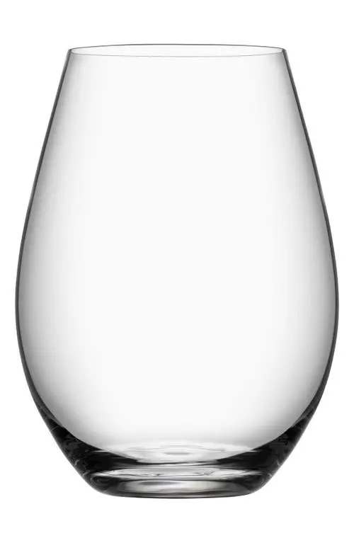 ORREFORS More Set Of 4 Stemless Wine Glasses - White