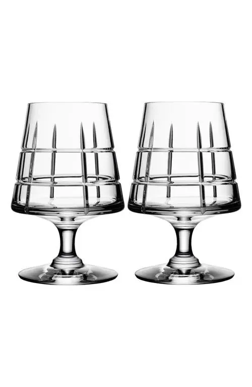 ORREFORS Street' Cognac Glasses - White