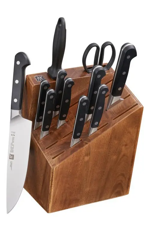 ZWILLING Pro 12-piece Knife Block Set - Black
