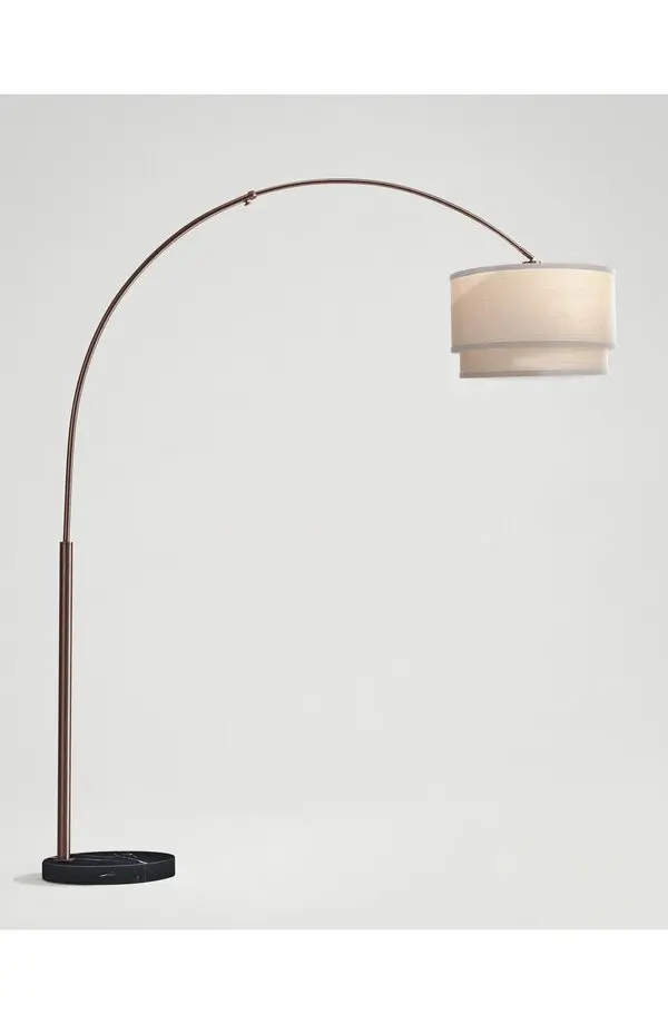 BRIGHTECH Mason Led Floor Lamp - Bronze